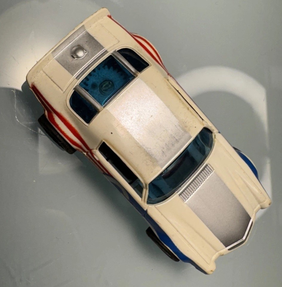 AFX Aurora Chevy Chevrolet Camaro Z28 White/Red/Blue #6 HO Scale Slot ...