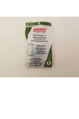 Coleman Mantle Tube #95 Insta-Clip Lantern - Beige/Green (2 Pack) | eBay