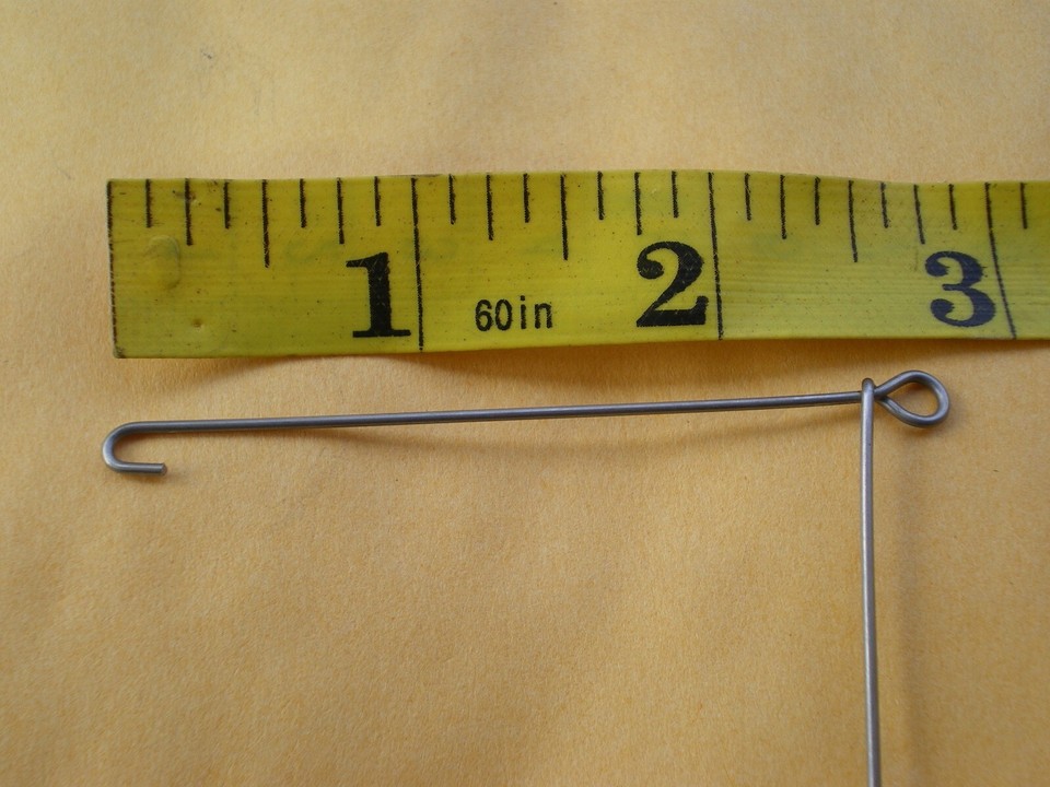 100 PCS STAINLESS S. SPINNER BAIT WIRE FORM .035X3-1/2"X2-1/2" FITS IN ...