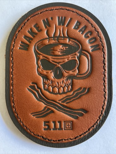 *BRAND NEW* 5.11 TACTICAL “WAKE N’ BACON” PATCH HOOK BACKING | eBay