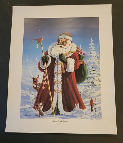 Ron Iverson Print -The Glow of Christmas. 16x20. Never hung/framed ...