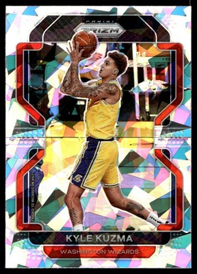 2021-22 Panini Prizm Silver Cracked Ice Kyle Kuzma #156 | eBay