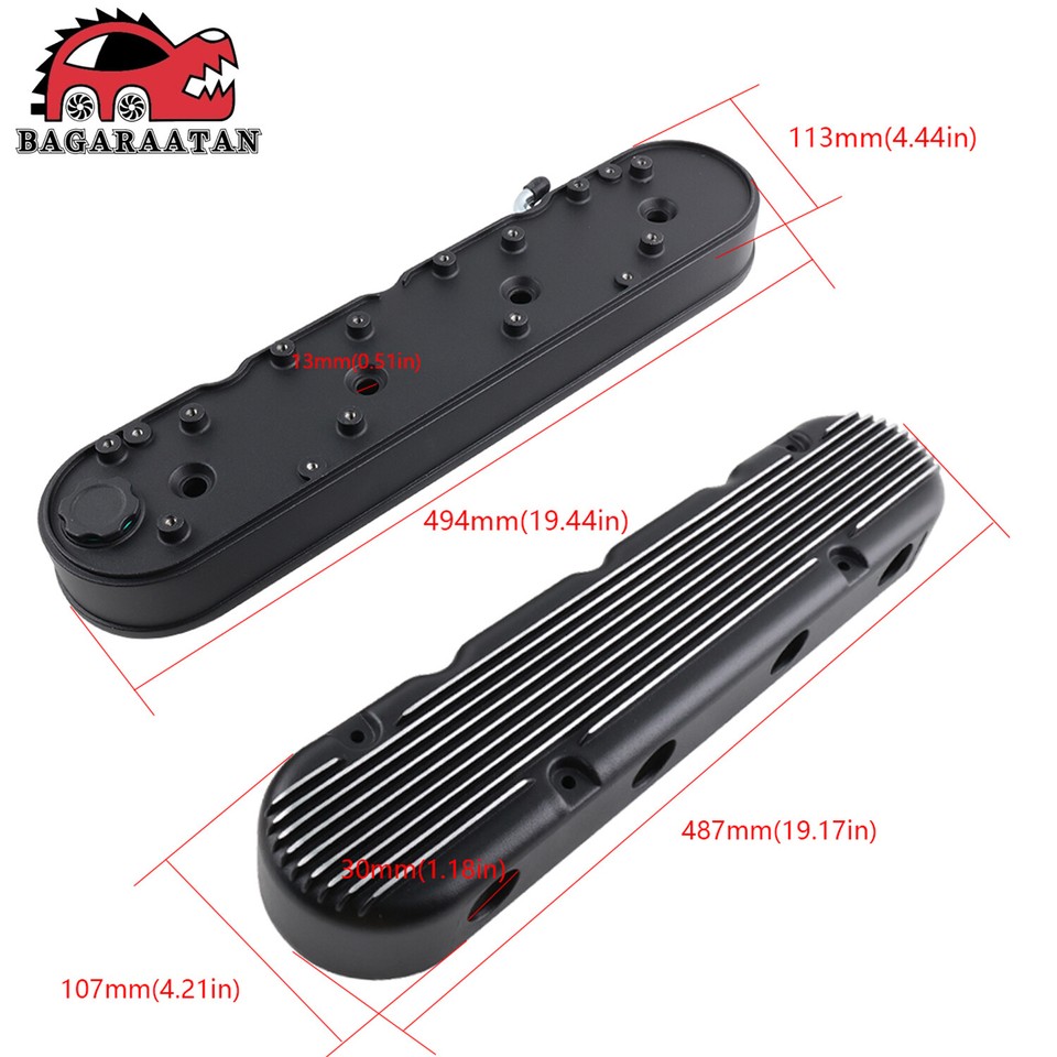 Engine Valve Covers For Chevy GM LS Engines LS1 LS2 LS3 LS6 LS7 5.3 5.7 ...