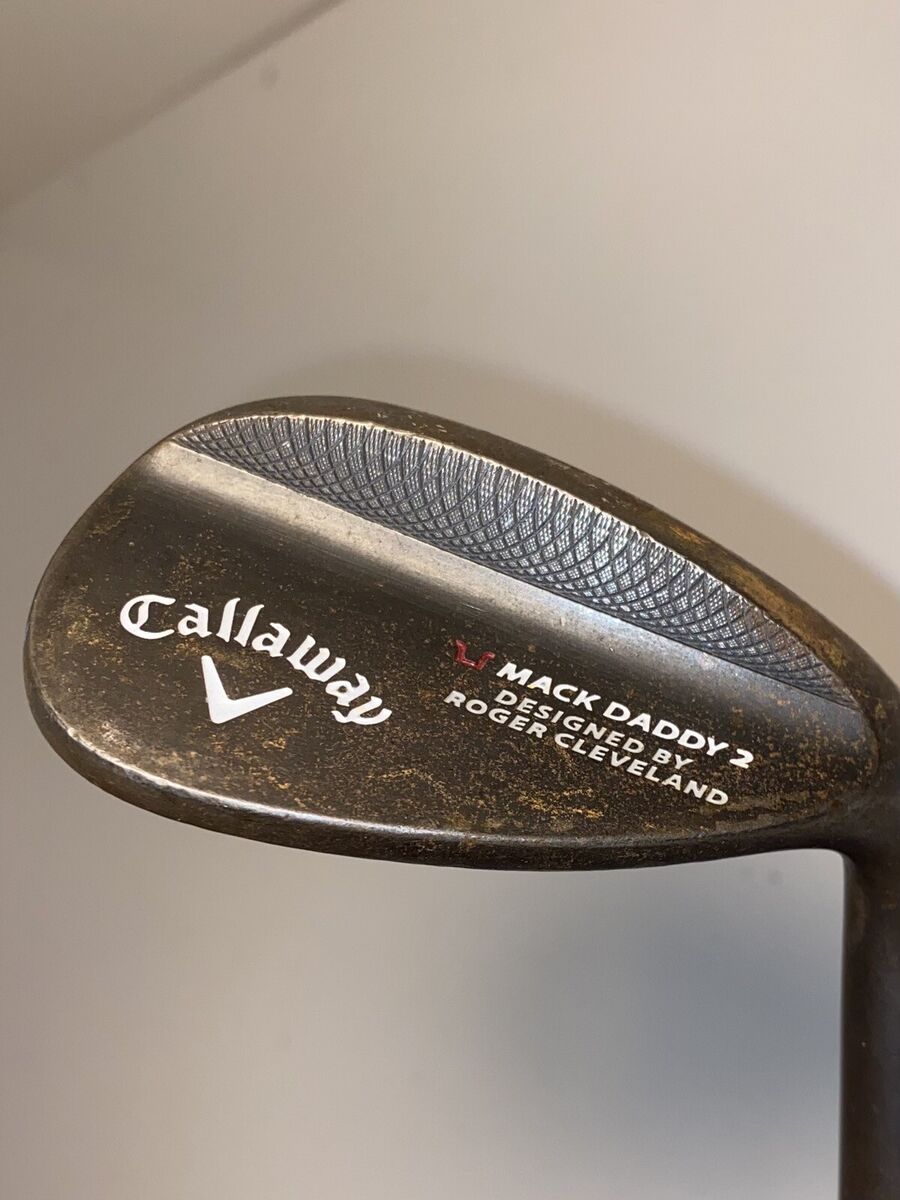 Callaway Mack Daddy 2 Forged Raw 56-14S 56° Sand Wedge Steel Callaway Mack Daddy 2 Forged Raw 56-14S 56° Sand Wedge Steel