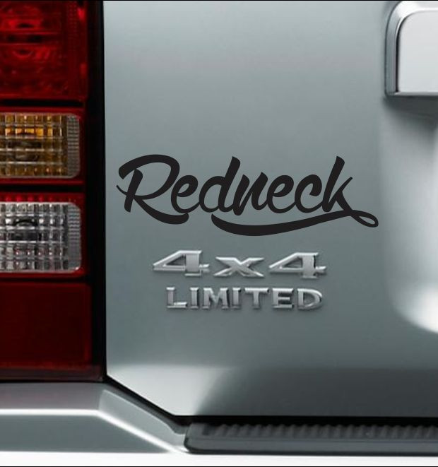 Redneck Vinyl Bumper Sticker Decal Car Truck Off Road 4x4 Diesel | eBay
