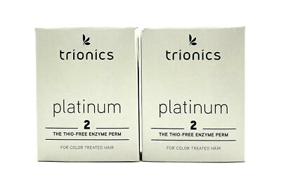 Trionics Platinum 2 The Thio-Free Enzyme Perm/Color Treated Hair-2 Pack ...