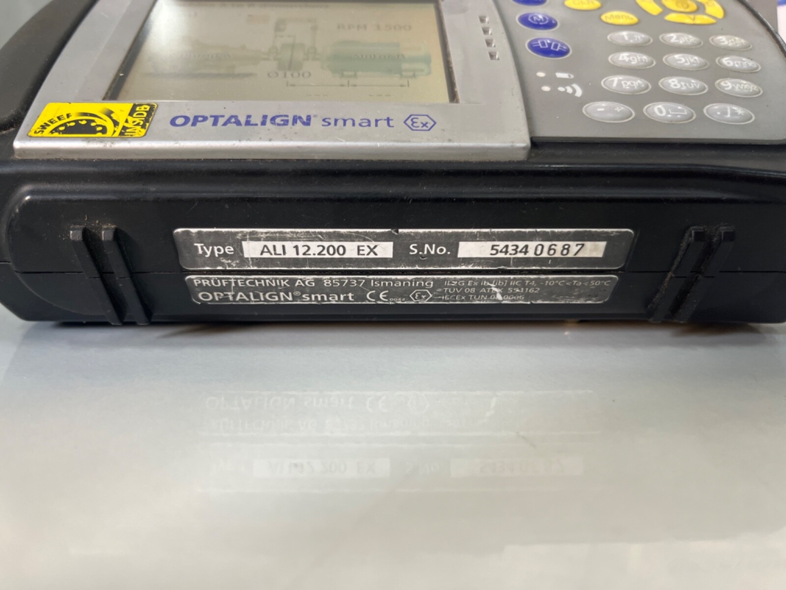 Pruftechnik Optalign Smart Laser EX Shaft Alignment Tool ALI 12.200 EX ...