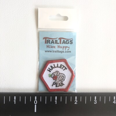 Colorado Trail Tag Patch HALLET PEAK Rocky Mountain National Park 059 ...