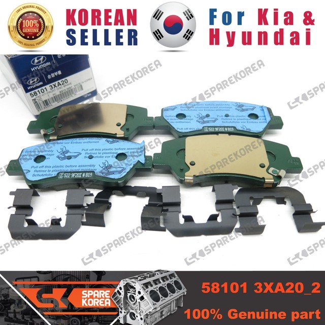 58101-3xa20 Genuine OEM for Hyundai/kia Front Brake Pad Set 58101 3xa20 ...