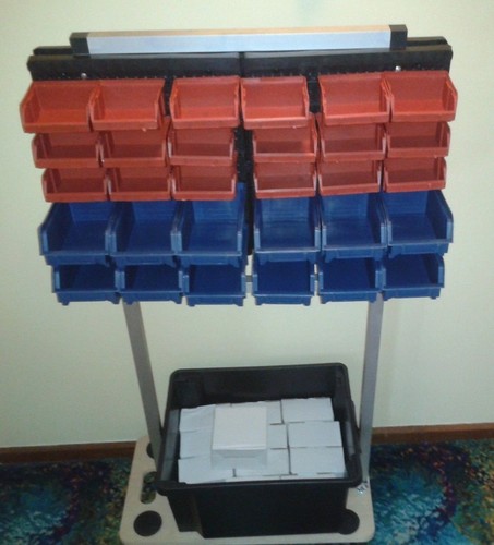 Mobile Parts Bin Trolley - Garage, Workshop or Home/Hobby use - DIY Kit ...