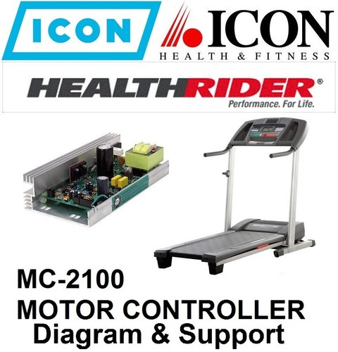 TREADMILL HMTL31105 HEALTHRIDER ICON 500i - MC2100 REVB MOTOR ...