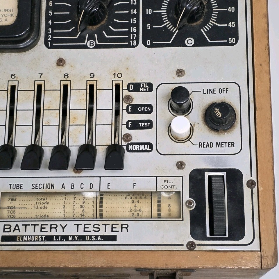 VTG Precision Test Master 612 Tube and Battery Tester Powers on | eBay