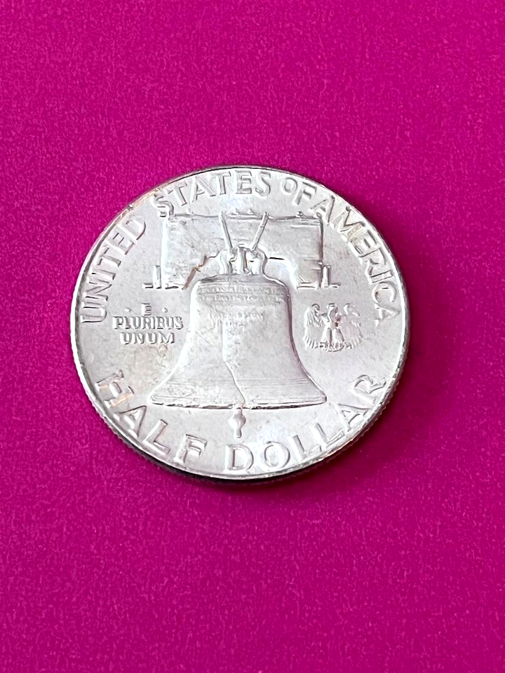 2 - 1955 Franklin Half Dollars 90% Silver | Brilliant Luster | Sharp ...