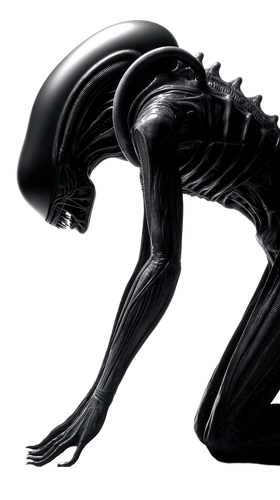 Biomechanical Creature Stretching Vinyl Car Decal Sticker – Waterproof ...