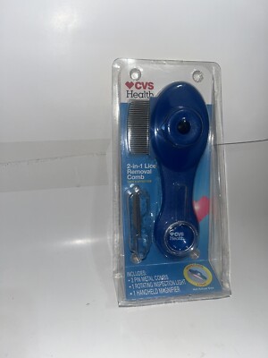 CVS Health 2-in-1 Lice Removal Comb Contains 2 Combs Light Magnifier | eBay