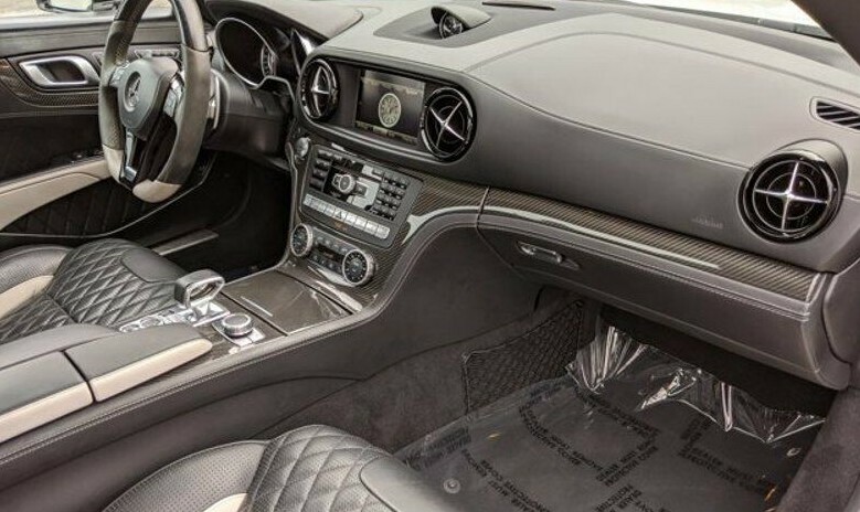 Mercedes-Benz OEM R231 SL Class Carbon Fiber Interior Trim Kit 2013-20 ...