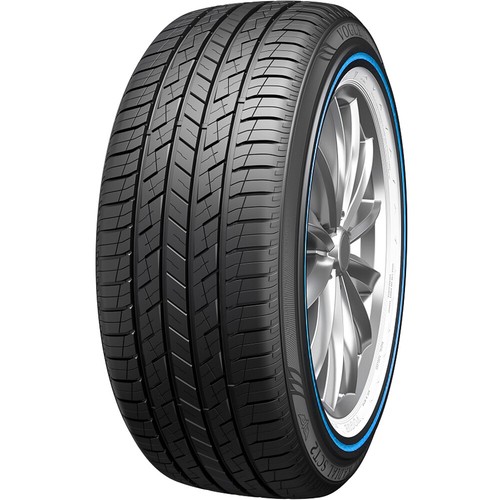 4 Tires 285/45R22 Vogue Tyre Custom Built Radial SCT2 Blue Stripe AS A ...