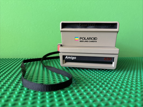 VINTAGE POLAROID AMIGO 620 INSTANT CAMERA WITH ORIGINAL STRAP | eBay