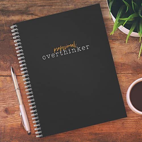 Softcover Professional Notebook 8.5" x 11" Chic Black Spiral ...