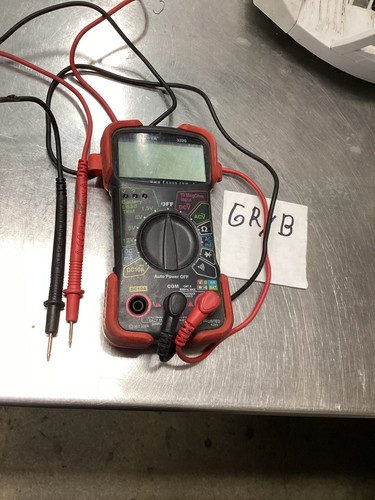 Innova 3320 Auto-Ranging DMM Digital Display Multimeter Red with Test ...