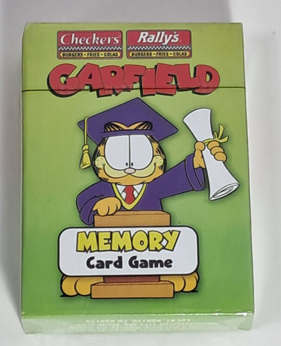 New Checkers Garfield Memory Card Game Collector Cards New In Package ...