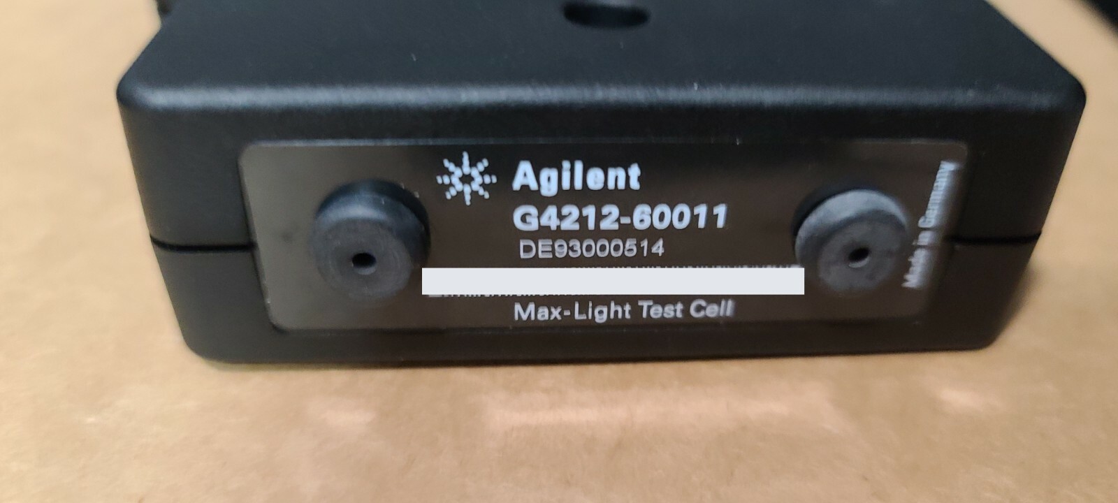 C176336 Agilent G4212-60011 Max-light Cartridge Test Cell for sale ...