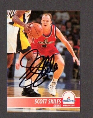 Scott Skiles 1994-95 NBA Hoops authentic autographed card Bullets | eBay