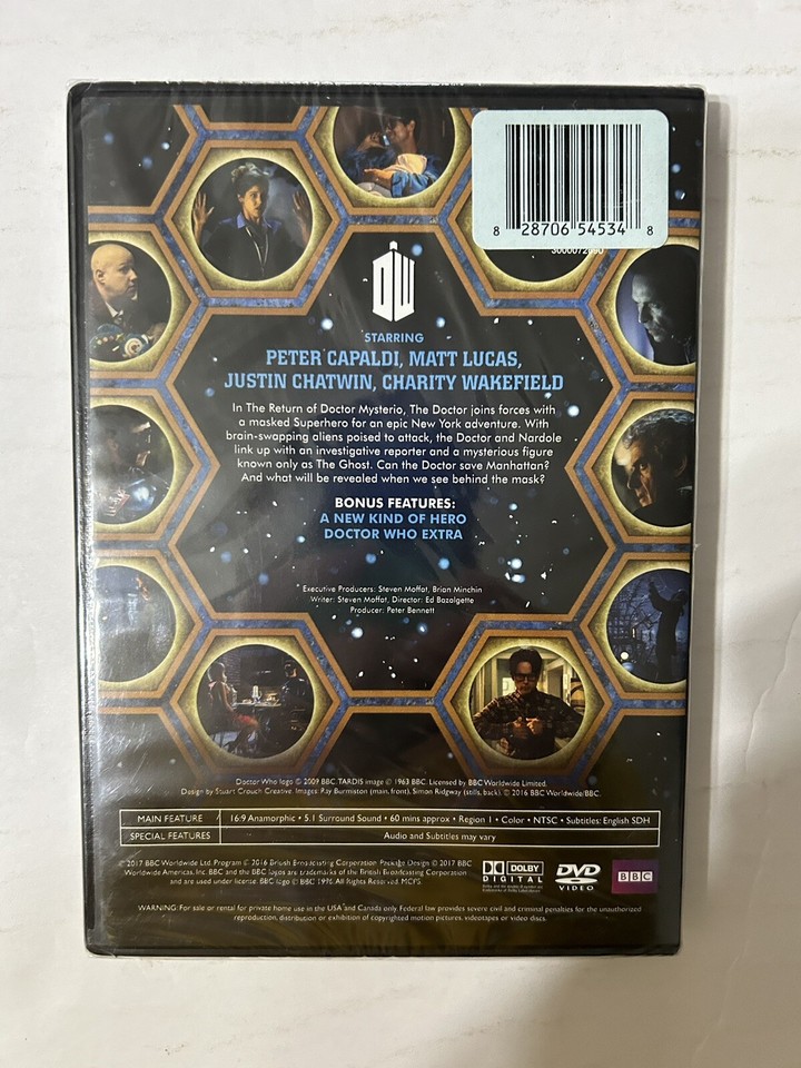 Doctor Who: The Return of Doctor Mysterio (DVD, 2016) Peter Capaldi SEALED 883929546725 | eBay