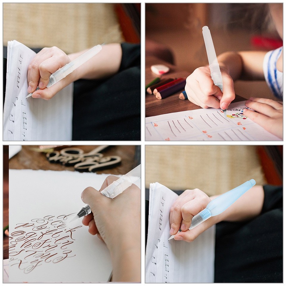 6 Pcs Refillable Watercolor Pen Set Water Color Painting Brush Art ...