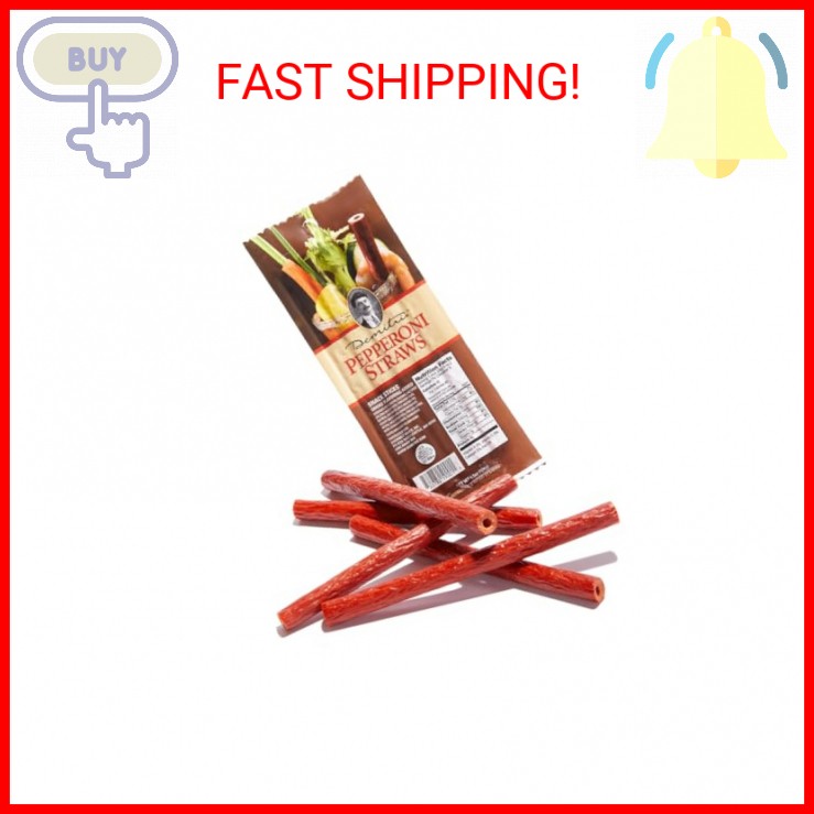 Demitri's Bloody Mary Pepperoni Straws - Smoky Edible Straw Made With ...