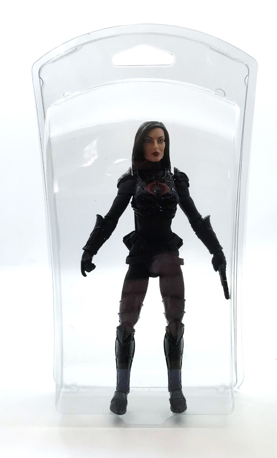 Small Medium Large curved clamshell action figure display cases GI Joe ...