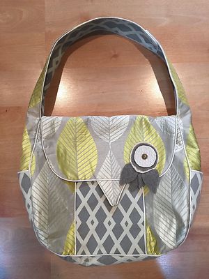 Large TOTE BAG, purse, Travel Carry-on, Diaper Bag - cotton - SHIPS ...