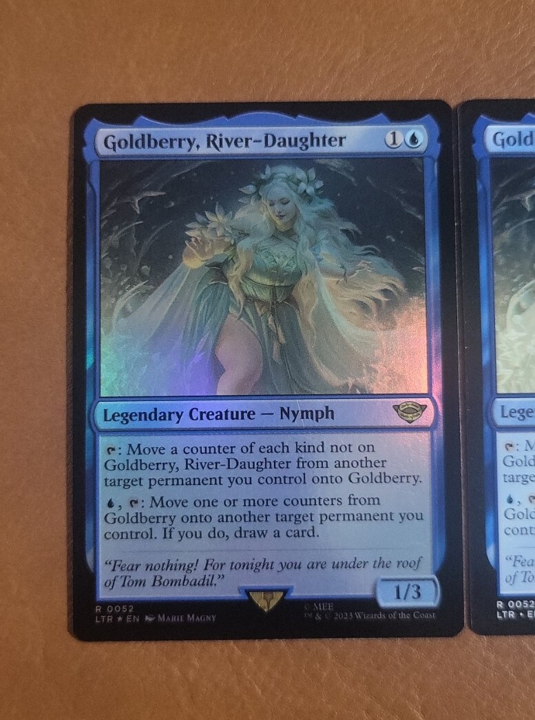 (3) NM Goldberry, River-Daughter #0052 2x FOIL 1x NON-FOIL Lord of the ...