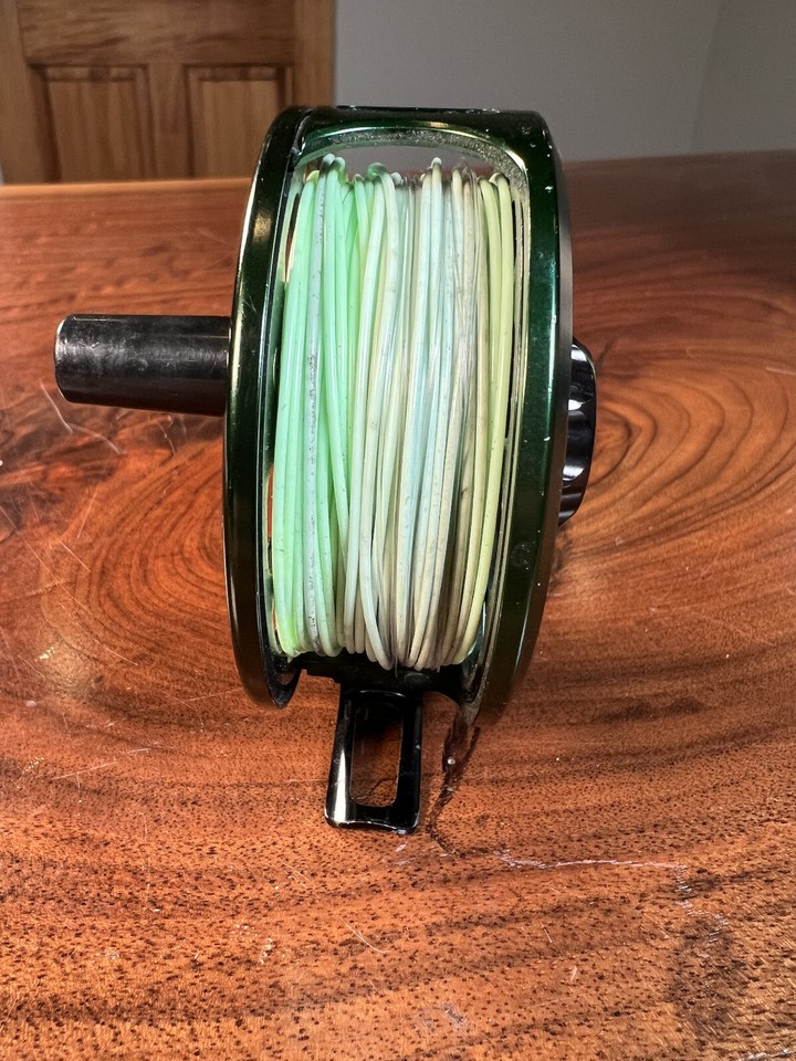 Ross Evolution LT 2 (4-6WT) Green Fly Reel with used fly line - USED | eBay