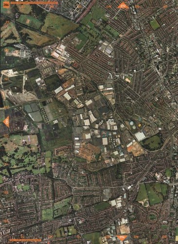 BEDDINGTON. Mitcham Common Croydon Cmtry Broad Green Beddington Waddon ...