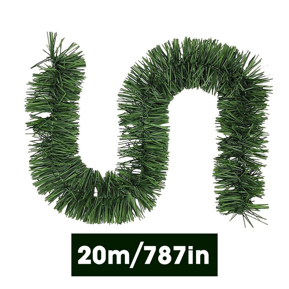 5/10/15/20 Meters Merry Xmas Pine Artificial Christmas Garland - Green ...