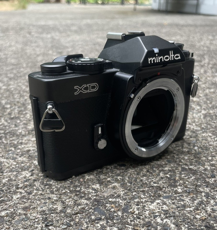 Minolta XD Black SLR Film Camera Working Shutter, Self-Timer, Beautiful ...