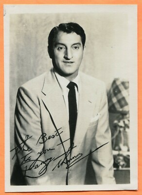 Danny Thomas, circa 1950s, Matte 5 by 7" w facsimile autograph | eBay