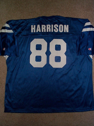 *IRREGULAR* Indy Colts MARVIN HARRISON nfl VINTAGE Jersey MENS/MEN'S ...
