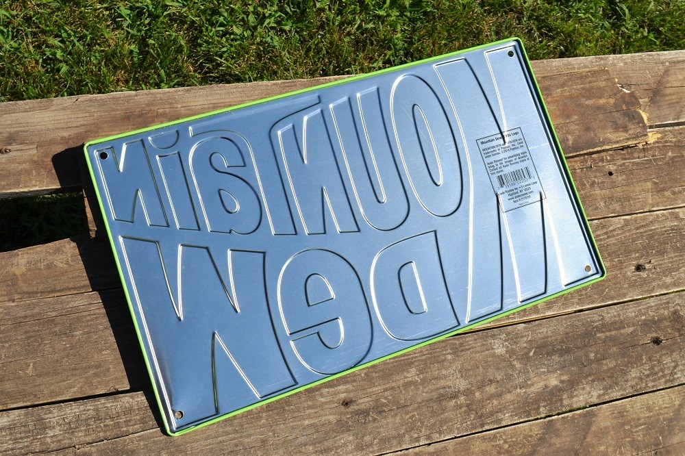 Mountain Dew 1970s Logo Embossed Tin Metal Sign - Hillbilly - Yahooo - Pepsi MTN | eBay