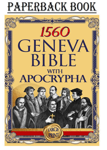 Geneva Bible 1560 Edition With Apocrypha - First Print Edition in ...