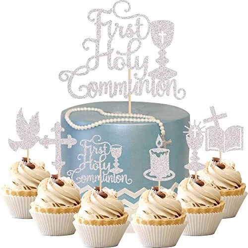First Communion Cake Toppers