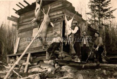ANTIQUE DEER HUNTING CAMP REPRODUCTION 8X10 PHOTOGRAPH SAVAGE MODEL 99 ...