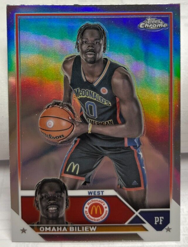 Omaha Biliew 2023 Topps Chrome McDonalds Refractor SP #61 - IOWA STATE ...