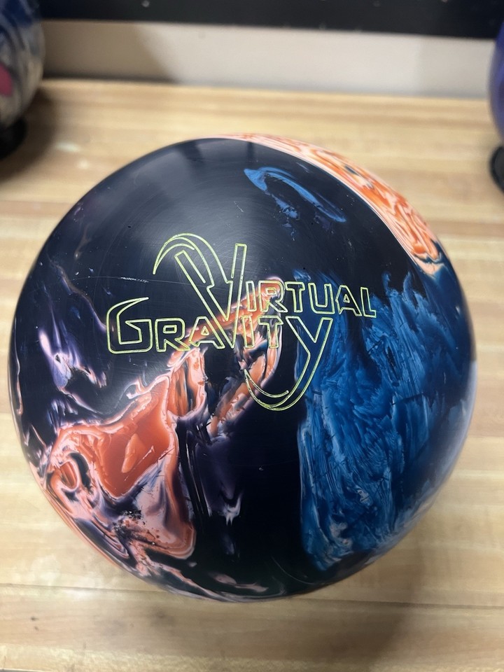 Storm Virtual Gravity Bowling Ball 15 LB PLUGGED RESURFACED | eBay