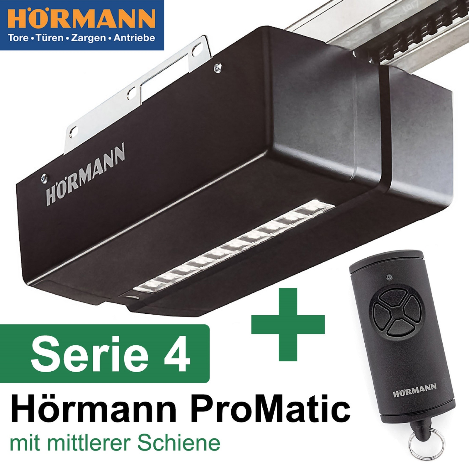 Hörmann Garagentorantrieb ProMatic Serie 4 BS Schiene Handsender | eBay