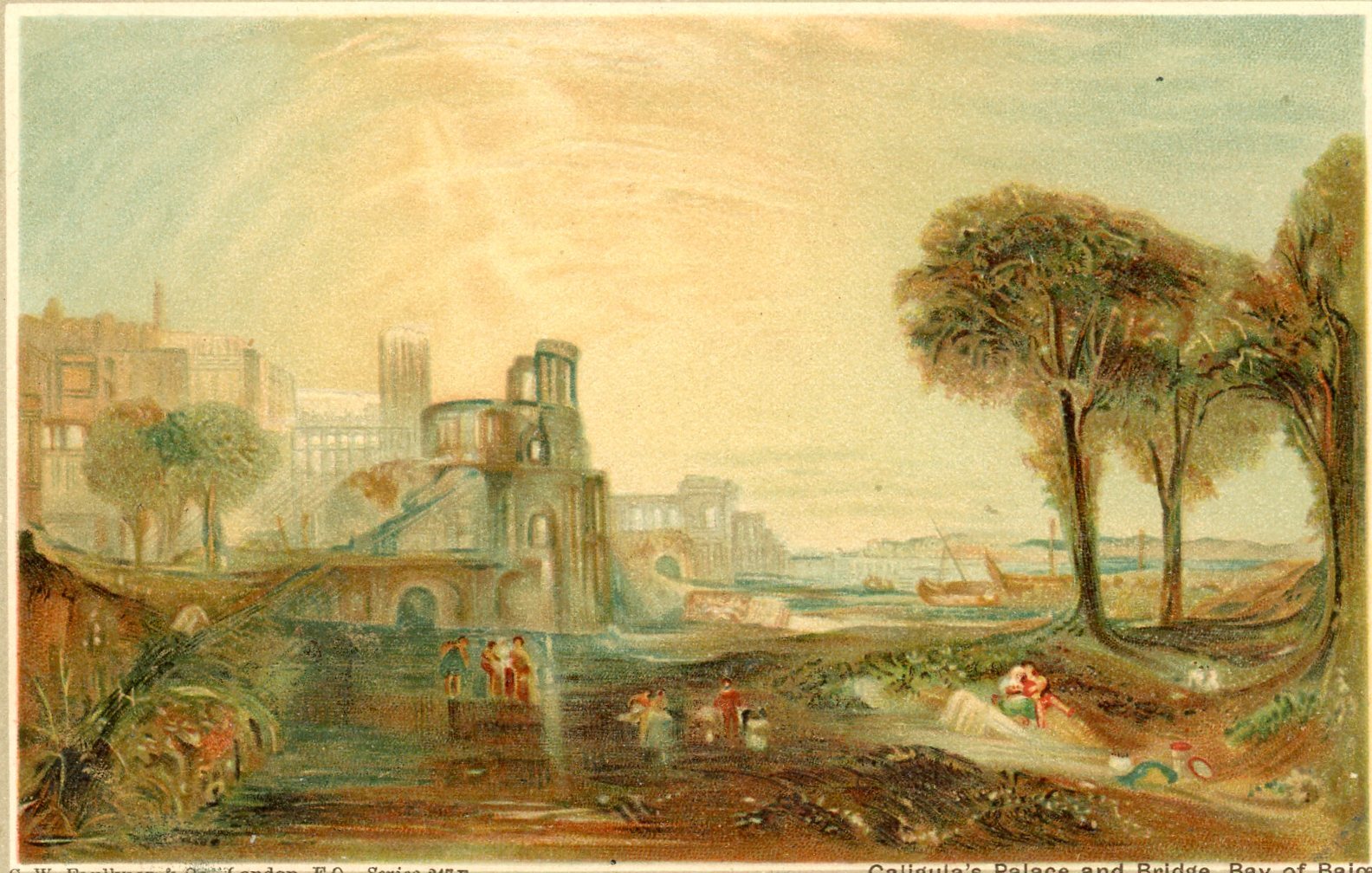 Caligula's Palace and Bridge, Joseph M.W. Turner (English, 1775-1851 ...