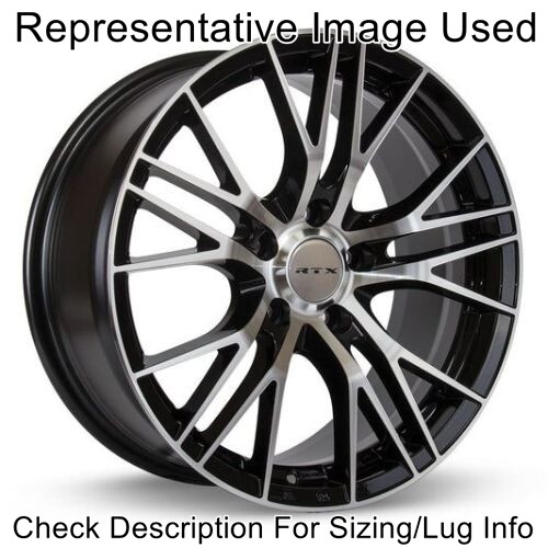 RTX Wheels 081912 Vertex Black Machined 16x7 5x114.3 Offset 40 | eBay