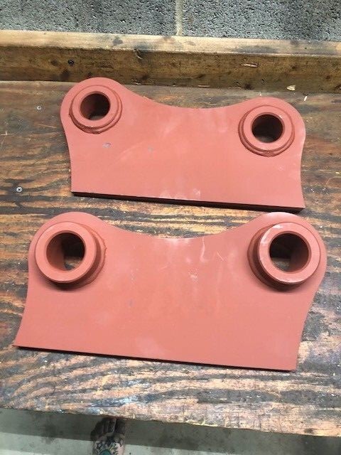 Komatsu PC 40 50 Excavator bucket attachment ears Weld on 45mm 9-1/16 ...