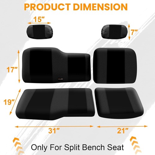 2018-2025 Polaris Ranger 1000 XP 1000 Crew XP 1000 Seat Cover Set ...